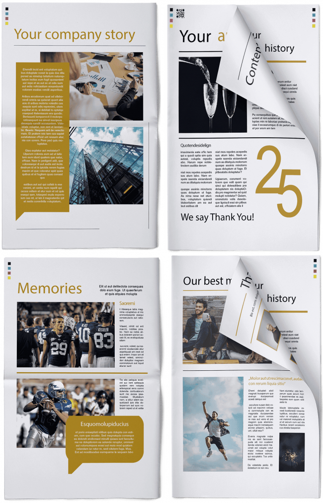 Create & Print an Individual Anniversary Newspaper