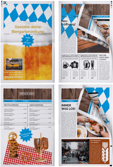 Create & Print a Fantastic Beergarden Newspaper