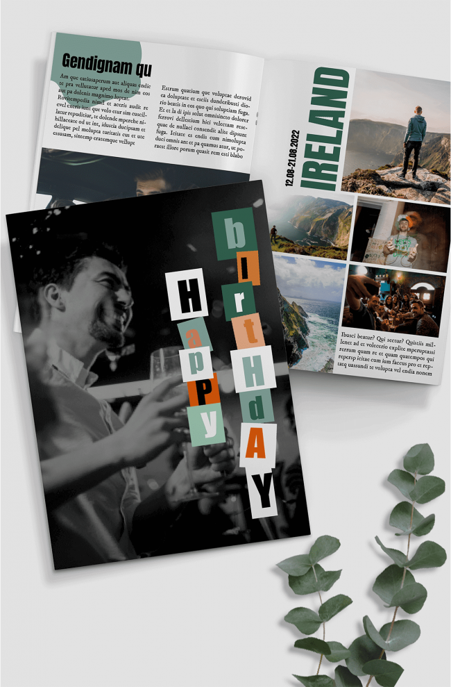 Create & Print a Birthday Magazine for Boys