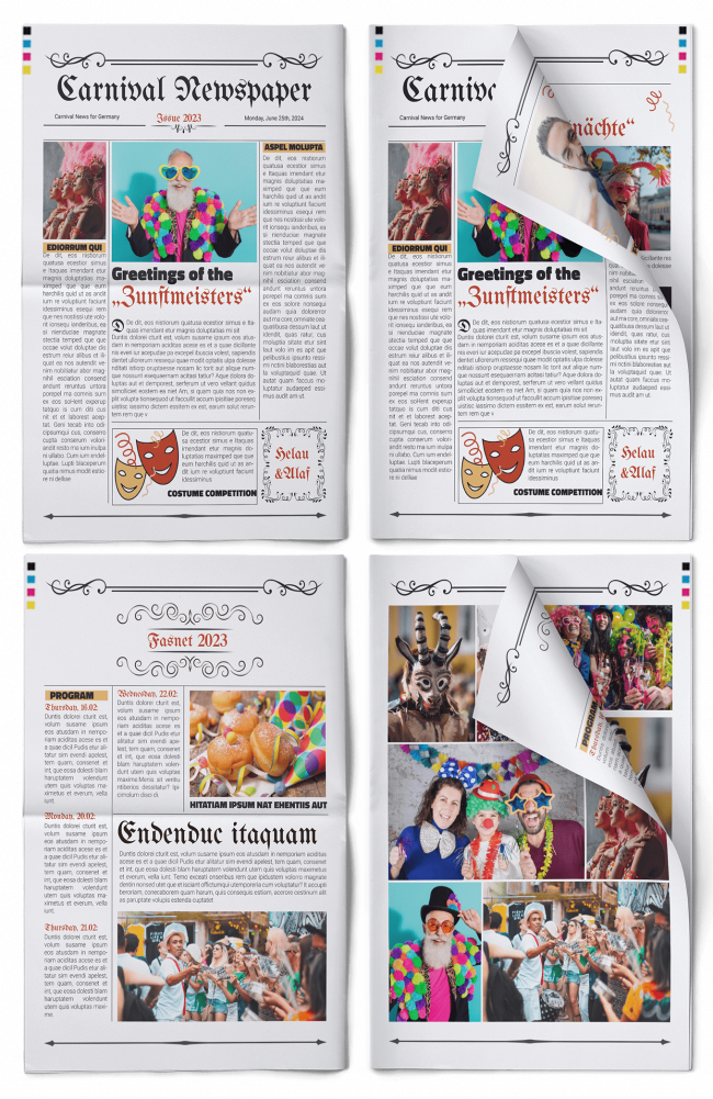 Create & Print Your individual Carnival Newspaper