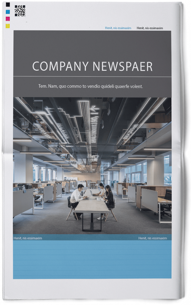 Create & Print Your Own Company Newspaper