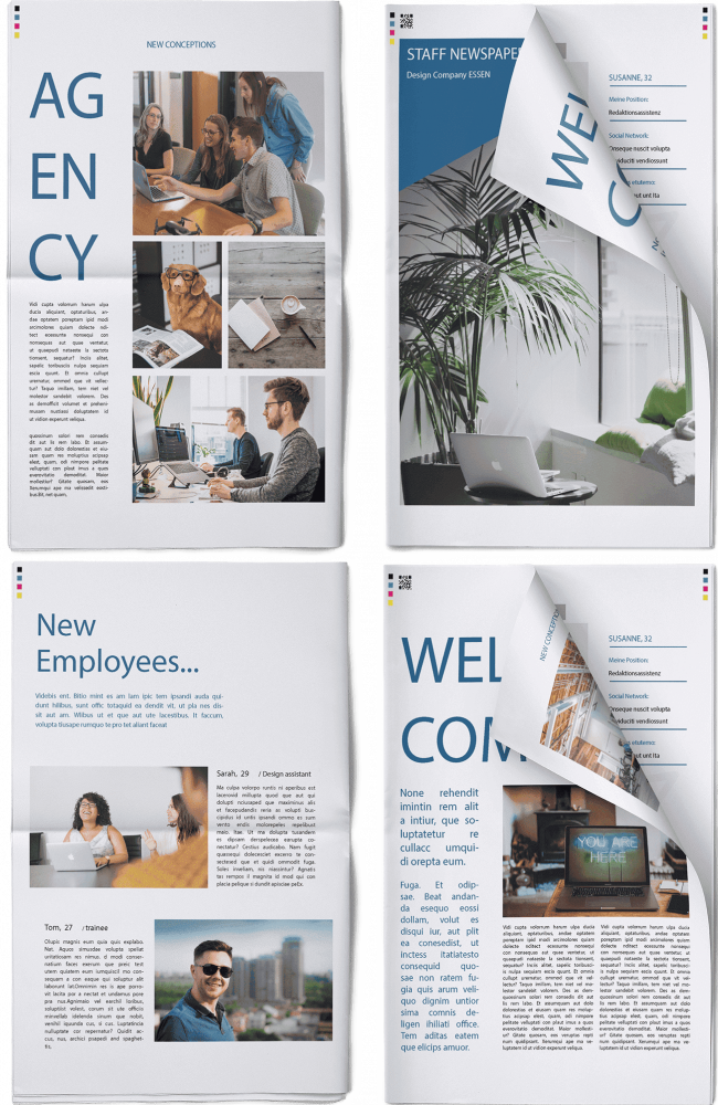 Create & Print Your Employee Newspaper From 1 Copy
