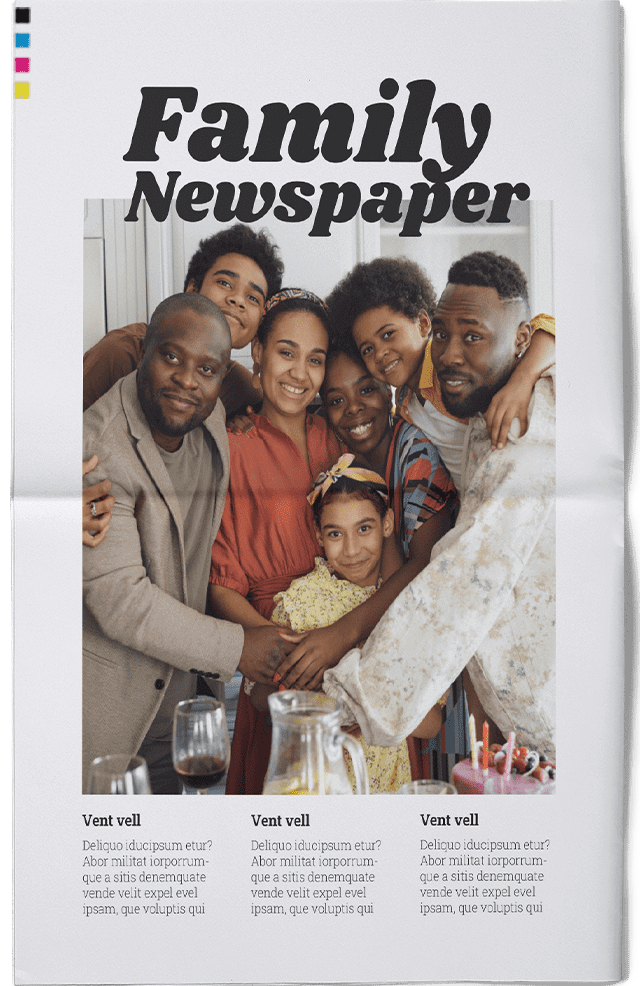 Create & Print Your Own Family Newspaper