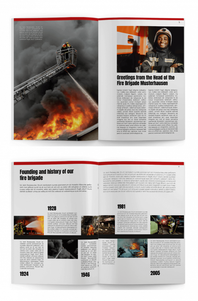 Create & Print Fire Brigade Magazine Now