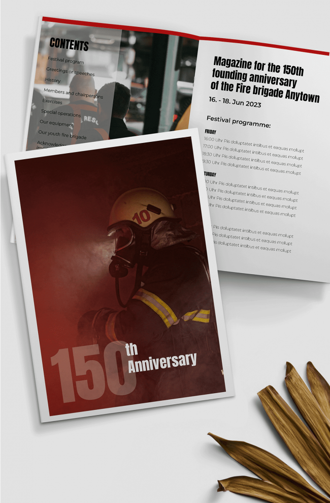 Create & Print Fire Brigade Magazine Now