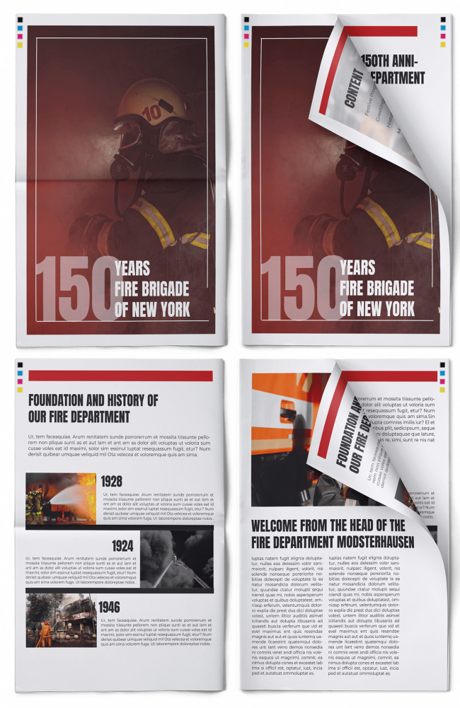 Create & Print Fire Brigade Newspaper Now