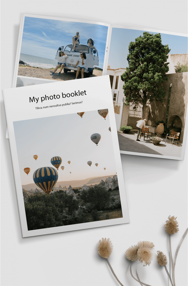 Create & print a photo booklet on your PC
