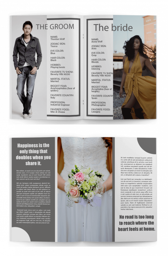 Create & Print your Wedding Anniversary Magazine (Silver)