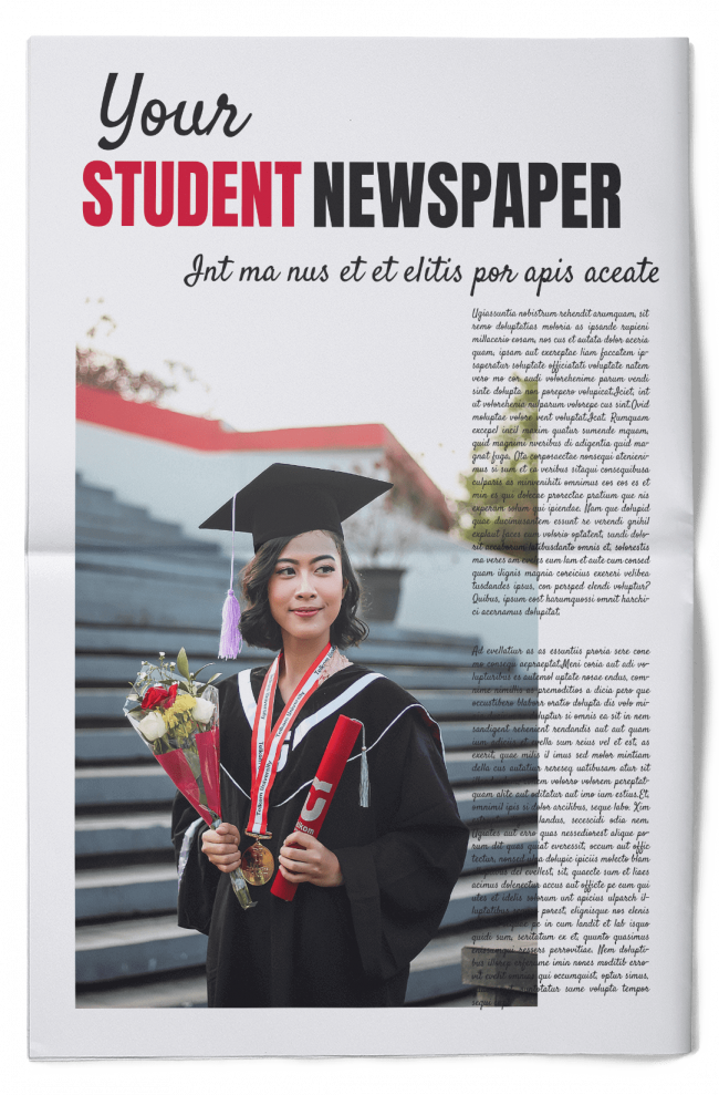 Create & Print a real Student Newspaper