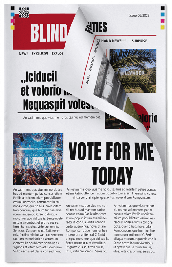 Create & Print a personal Tabloid Newspaper