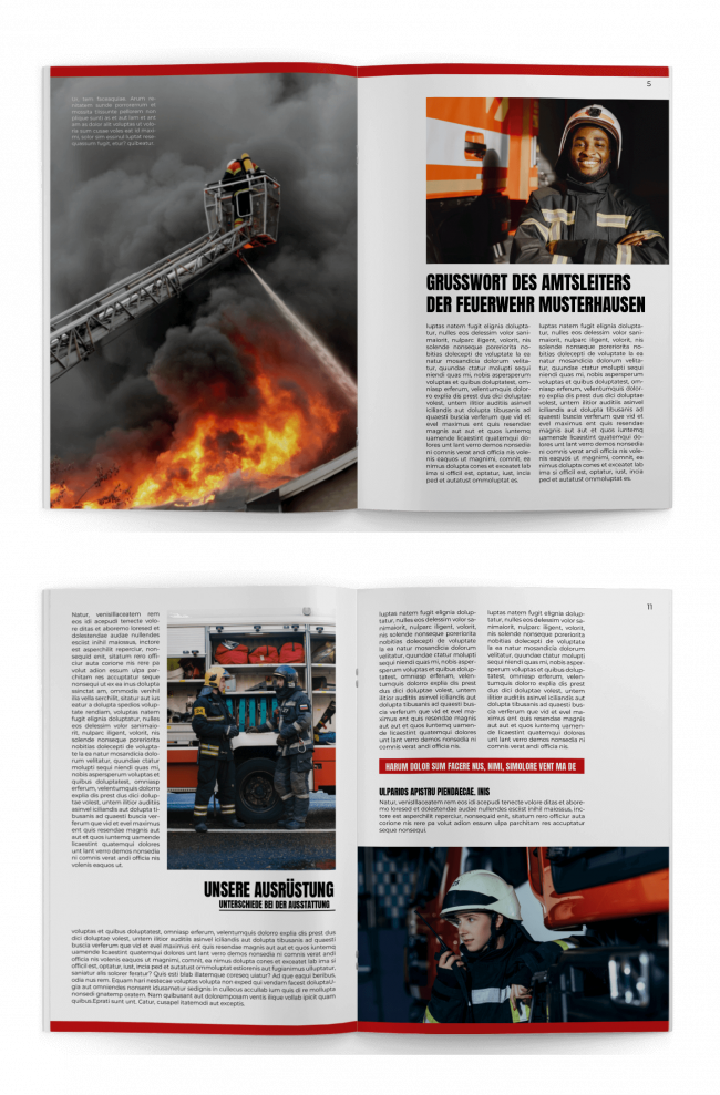 Festschrift für Freiwillige Feuerwehr erstellen