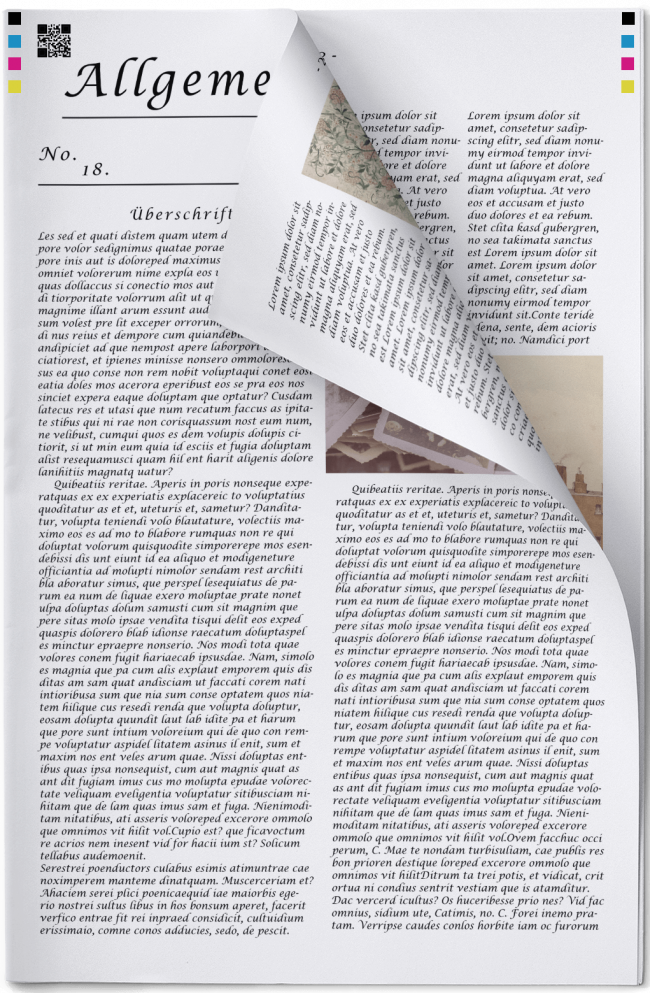 Historische Zeitung mit eigenen Texten & Fotos gestalten