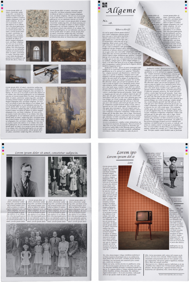 Historische Zeitung mit eigenen Texten & Fotos gestalten