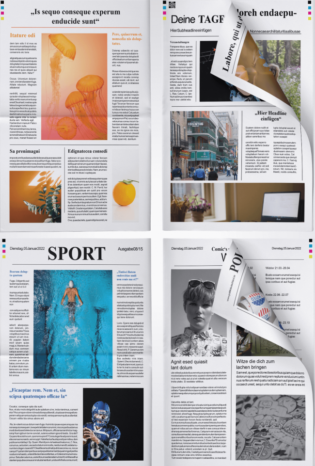 Tageszeitung im authentischen Look erstellen