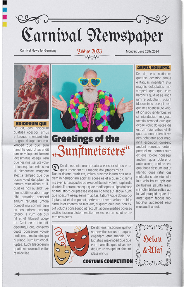 Créez et imprimez votre propre journal de carnaval