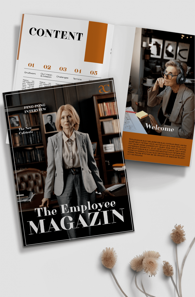 Créer et imprimer un magazine interne d'entreprise