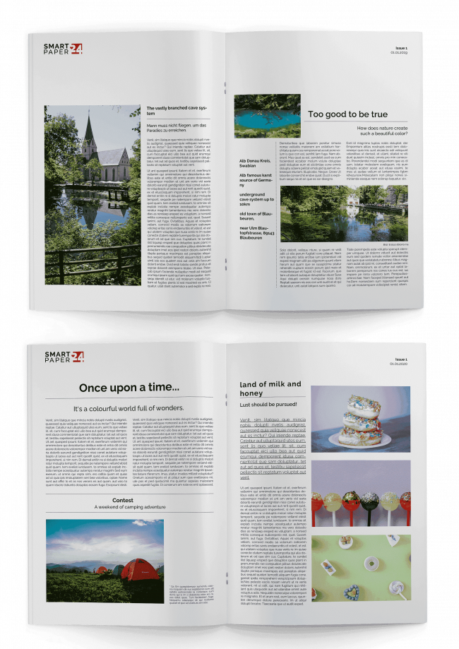 Créez votre magazine moderne avec notre modèle