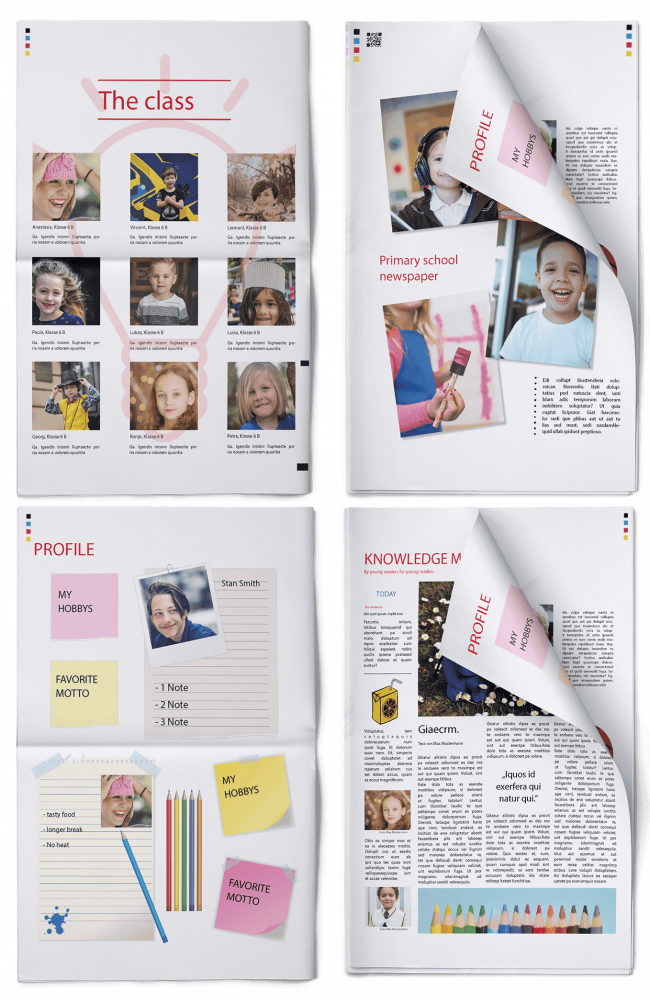 Créez et imprimez votre propre journal pour l'école primaire