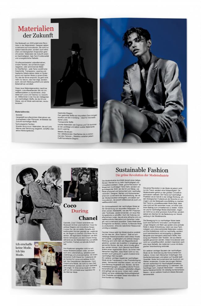 Créez et imprimez un magazine en style Vogue